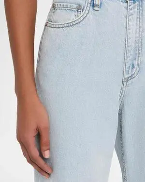 Rag & Bone Featherweight Shea Relaxed Straight Jeans - Cliffside