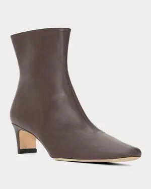 Staud Wally Leather Ankle Boots