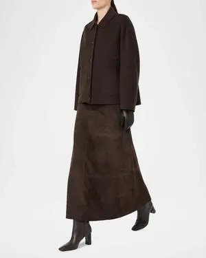 Max Mara Cloe Wool Shirt Jacket
