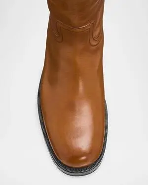 CHURCH & APOS;S Peyton Leather Mid-calf Boots - Noce