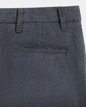 Bugatchi Apos;s Flat Front Wool-blend Chino Pants - Anthracite