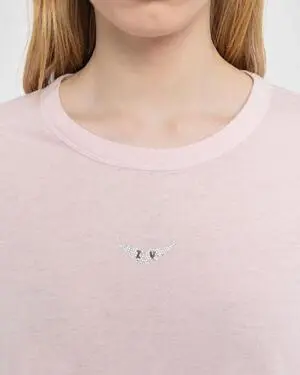 Zadig&Voltaire Marta Strass Wings T-shirt - Candy