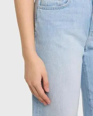 L & APOS;AGENCE Mallis High-rise Bow-leg Jeans - Brea