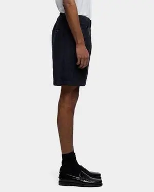 7 For All Mankind Hybrid Jogger Shorts - Navy
