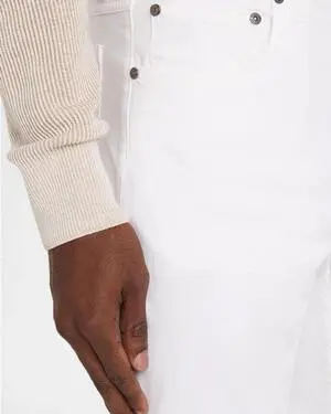 Bugatchi Apos;s Preston Stretch Cotton Five-pocket Pants - White