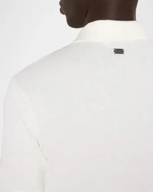 Bugatchi Apos;s Chevron Short-sleeve Polo Sweater - Chalk