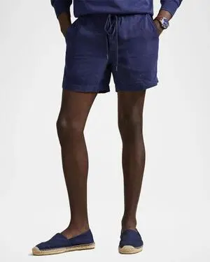 Polo Ralph Lauren Apos;s Polo Prepster Linen Shorts - Navy