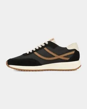 Vince Santa Monica Sneakers - Black/saddle