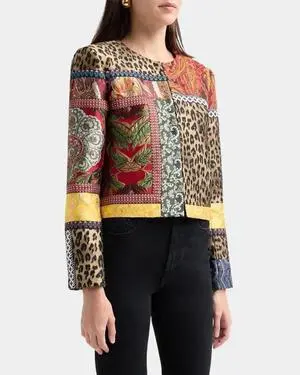 Alice + Olivia Kidman Patchwork Jacket