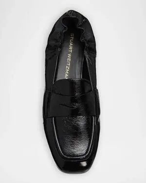 STUART WEITZMAN Bryant Patent Leather Penny Loafers