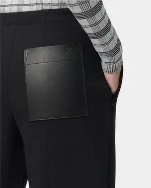 Loewe Wool Stirrup Trousers - Black