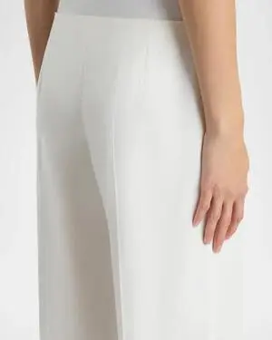 Khaite Walter Cropped Flare Pants - Natural