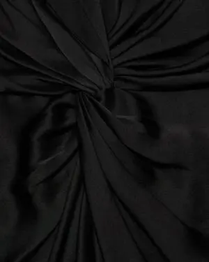 Prabal Gurung Lily Twist Front Midi Dress - Black