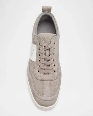 CHRISTIAN LOUBOUTIN Apos;s Retero Nubuck Leather Low-top Sneakers - Phantom Gr