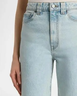Khaite Dane Stretch Wide-leg Jeans