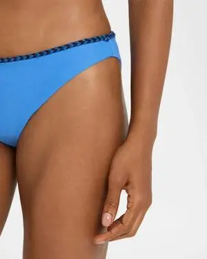 Ramy Brook Braided Isla Bikini Bottoms - Blue