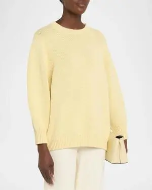TOTEME Oversized Crew Knit Sweater