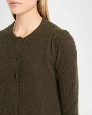 FRAME The Honeycomb Cashmere Cardigan