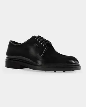 GIUSEPPE ZANOTTI Apos;s Leather Derby Shoes - Nero