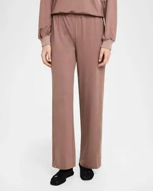 Barefoot Dreams Butterchic Straight-leg Lounge Pants - Sable