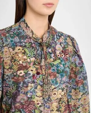 Kobi Halperin Clara Floral Blouse - Multi