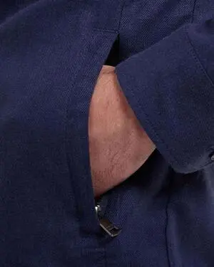 Bugatchi Apos;s Aerolinen Button-front Shirt - Navy