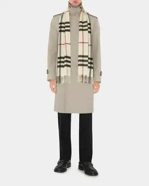Burberry Giant Check Cashmere Scarf