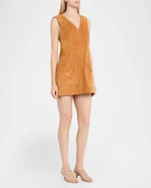 Ulla Johnson Sloane Suede Mini Dress