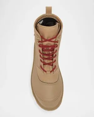 Moncler Apos;s Vera Sheal Ankle Boots - Greige