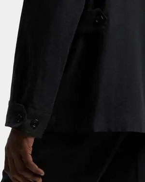 Ralph Lauren Purple Label Apos;s Silk-linen Field Jacket - Black