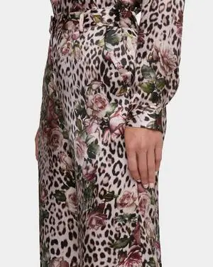 L & APOS;AGENCE Pilar Silk Wide-leg Pants