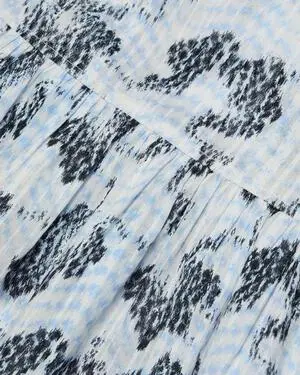 Ulla Johnson Olina Printed Cotton A-line Maxi Skirt - Ciel