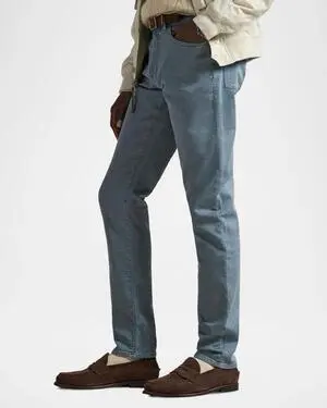 Polo Ralph Lauren Sullivan Stretch-cotton Chino Pants - Anchor Blu
