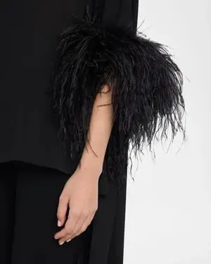 Lapointe Fringed High-low Top