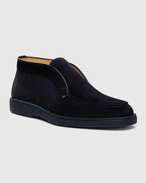 Santoni Apos;s Desert Suede Boots - Blue