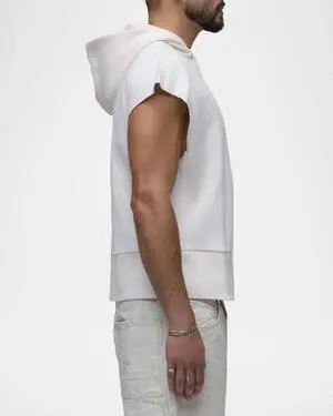 Hudson Jeans Apos;s Viper Cotton Logo Sleeveless Hoodie - Major
