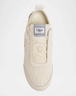 Chloé Kick Leather Low-top Sneakers