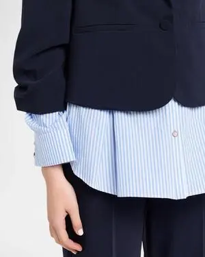 Cinq À Sept Aron Combo Blazer - Navy/blue