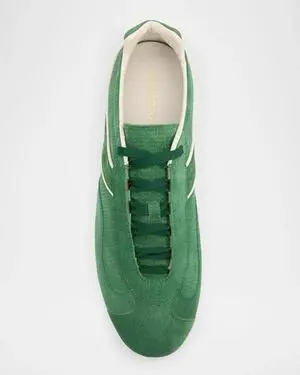 TOM FORD Apos;s Suede Low-top Sneakers - Emerald