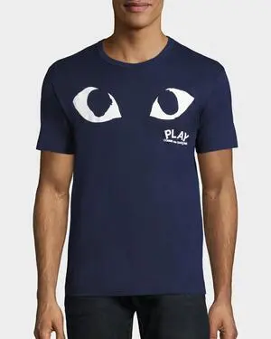 Comme Des Garçons Graphic Short-sleeve Cotton T-shirt