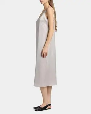 LESET Barb Scoop Midi Dress