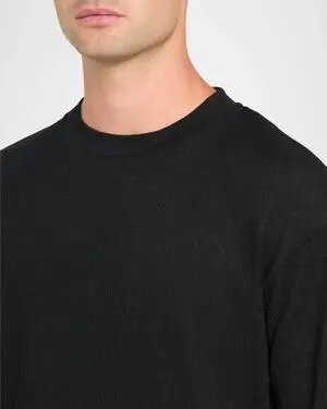 Issey Miyake Apos;s Crepe Crewneck T-shirt - Black