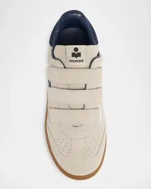 Isabel Marant Étoile Beth Logo Leather Low-top Sneakers