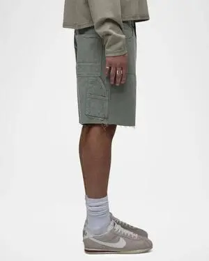 Hudson Jeans Apos;s Cotton Herringbone Carpenter Shorts - Sage