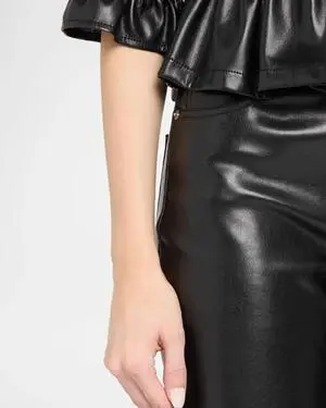 Cinq À Sept Stevie Faux-leather Pants - Black
