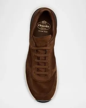 CHURCH & APOS;S Apos;s Sterling Suede Low-top Sneakers - Burnt