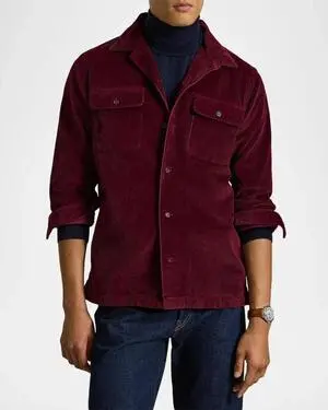 Polo Ralph Lauren Apos;s Classic-fit Corduroy Camp Shirt - Red