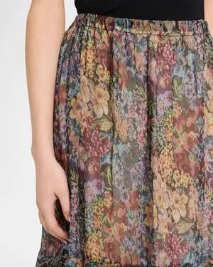 Kobi Halperin Clea Floral Maxi Skirt - Multi