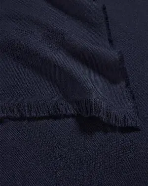 Emporio Armani Apos;s Eyelash-fringe Wool Scarf - Multi