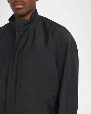 Issey Miyake Apos;s Fluent Stand Collar Jacket - Black